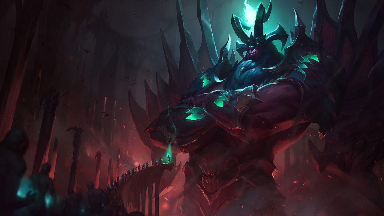 League Of Legends Galio Achtergrond Bewitching Nidalee Skin League
