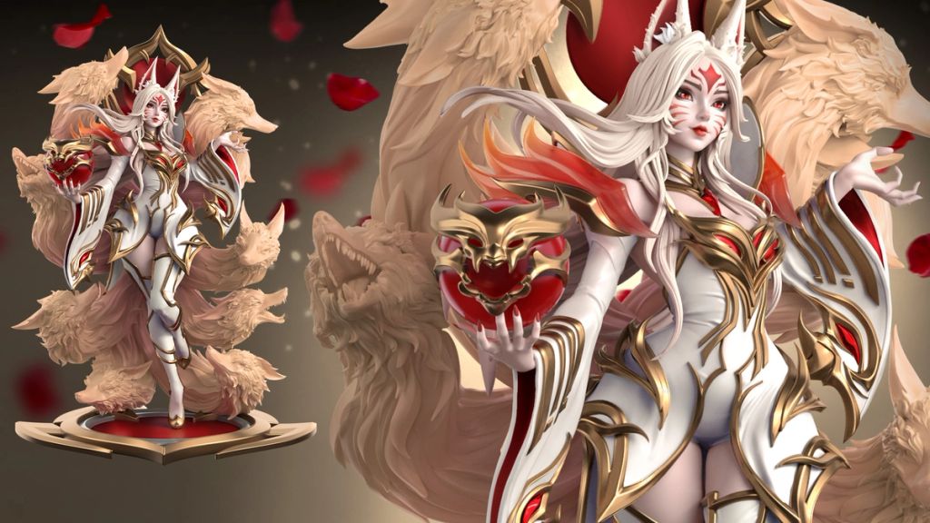 Hall Of Legends Ahri Statue