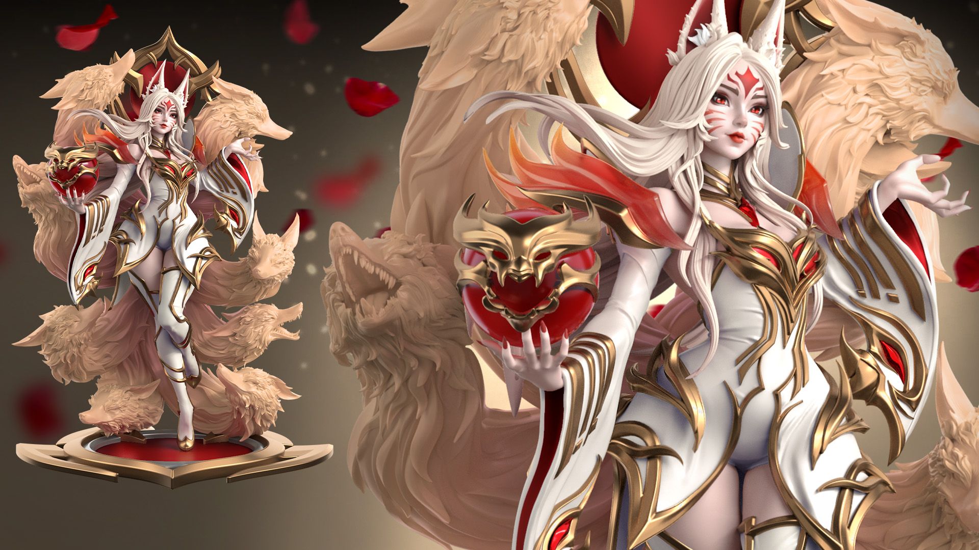 Hall Of Legends Ahri Statue