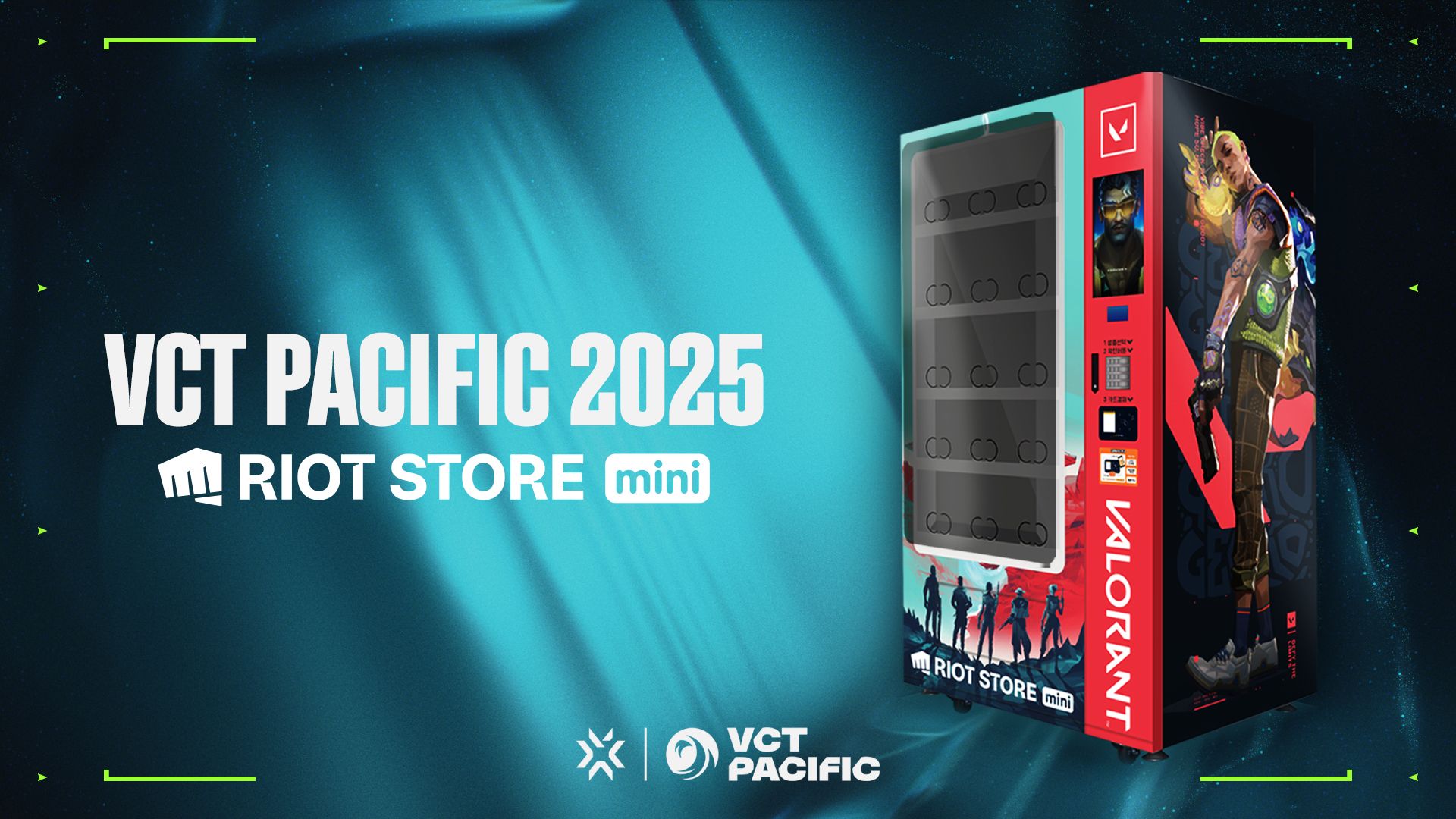 [라이엇 스토어] RIOT STORE mini, 2025 VCT Pacific 스테이지 1 오픈!