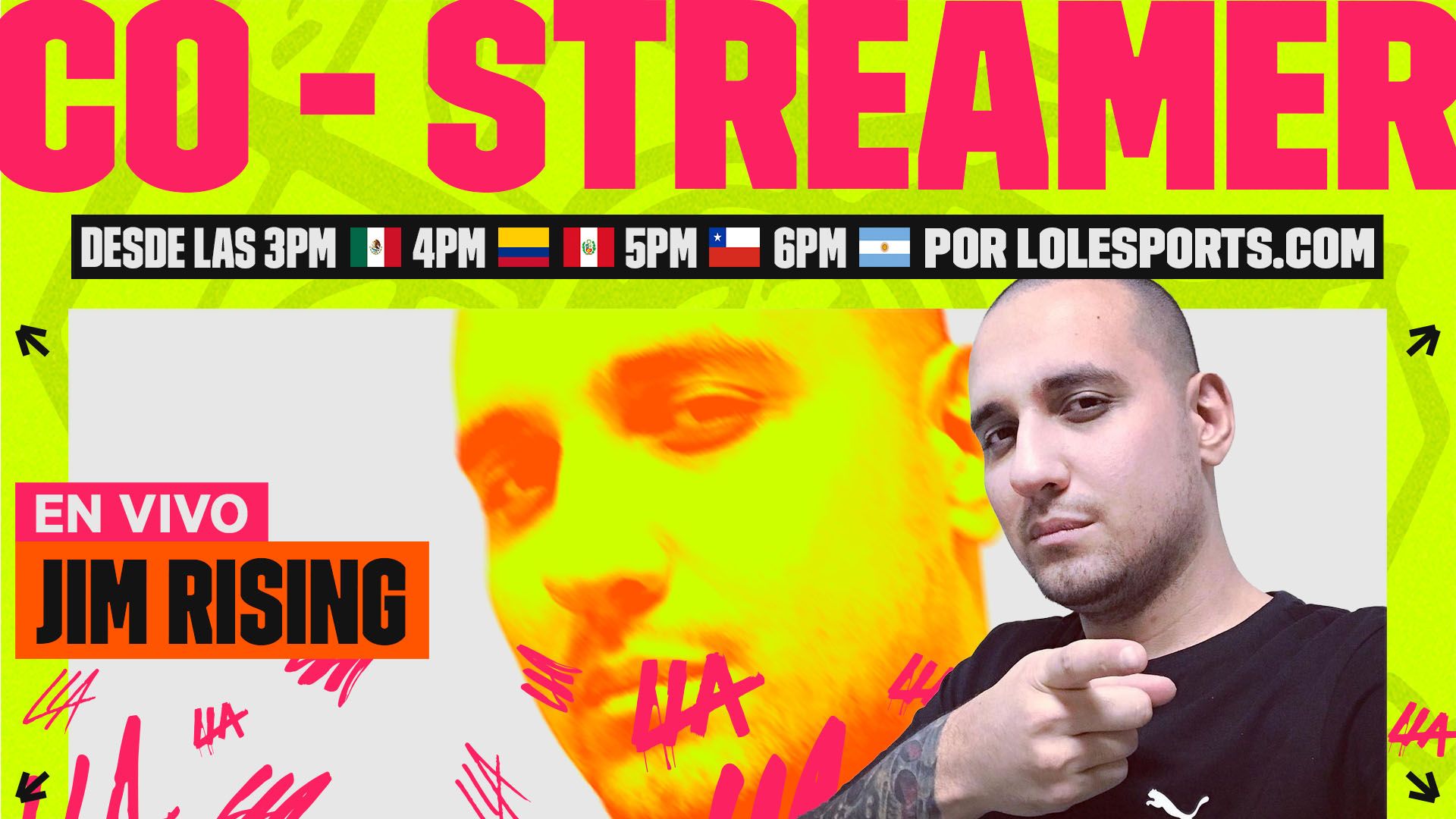 LLA x Jim Rising en vivo