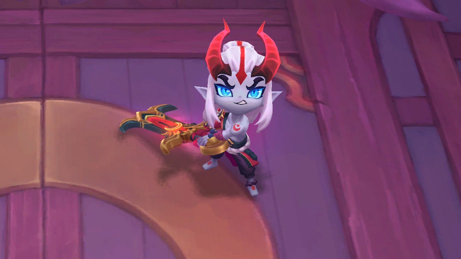 Blood Moon Aatrox Chibi Champion Showcase