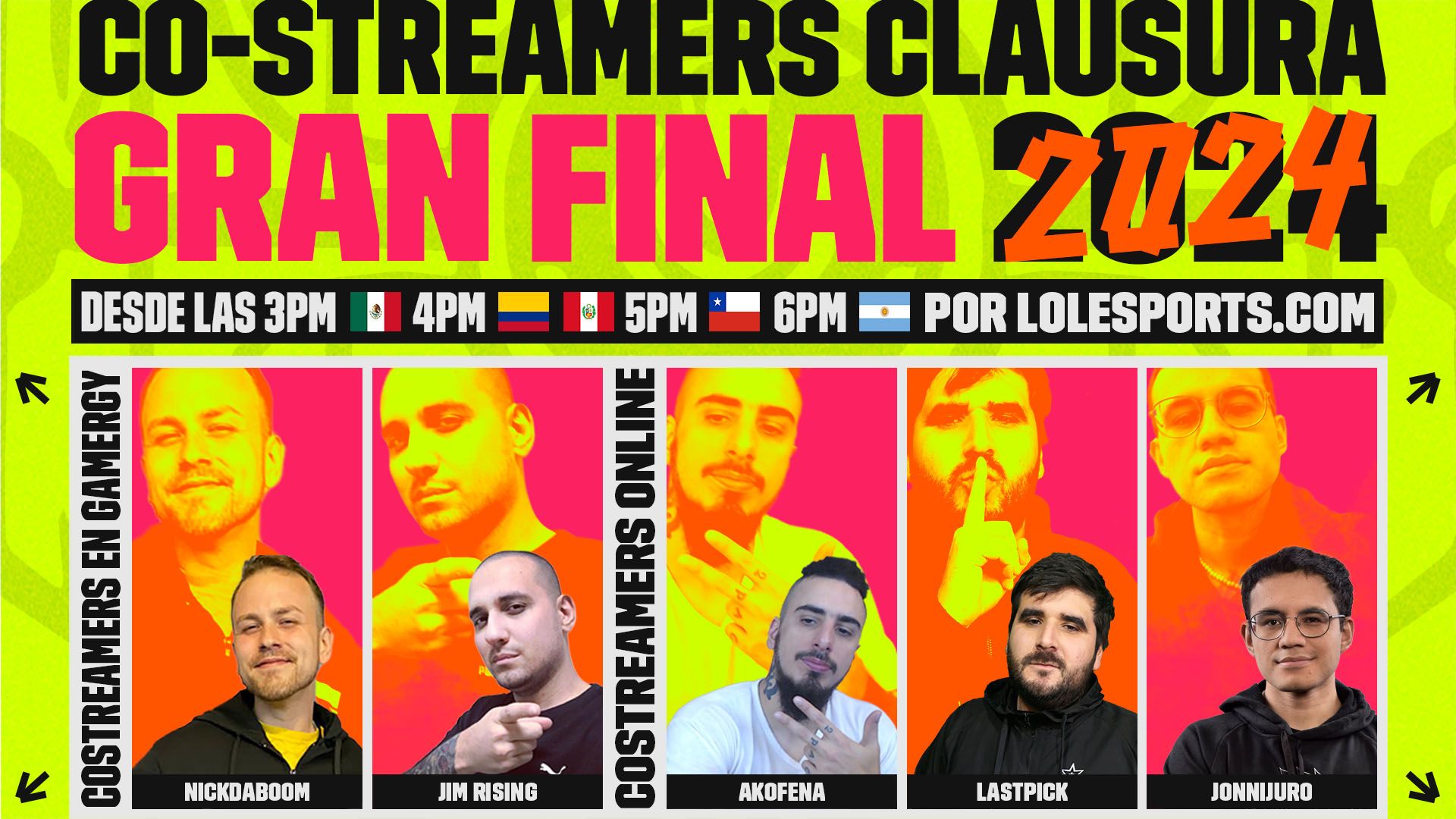 Co-streamers Clausura 2024: ¡Gran Final!
