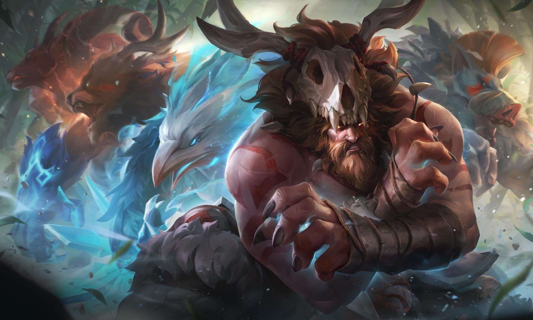 League Of Legends Udyr Primal Udyr Skin League Of Legends Wallpapers