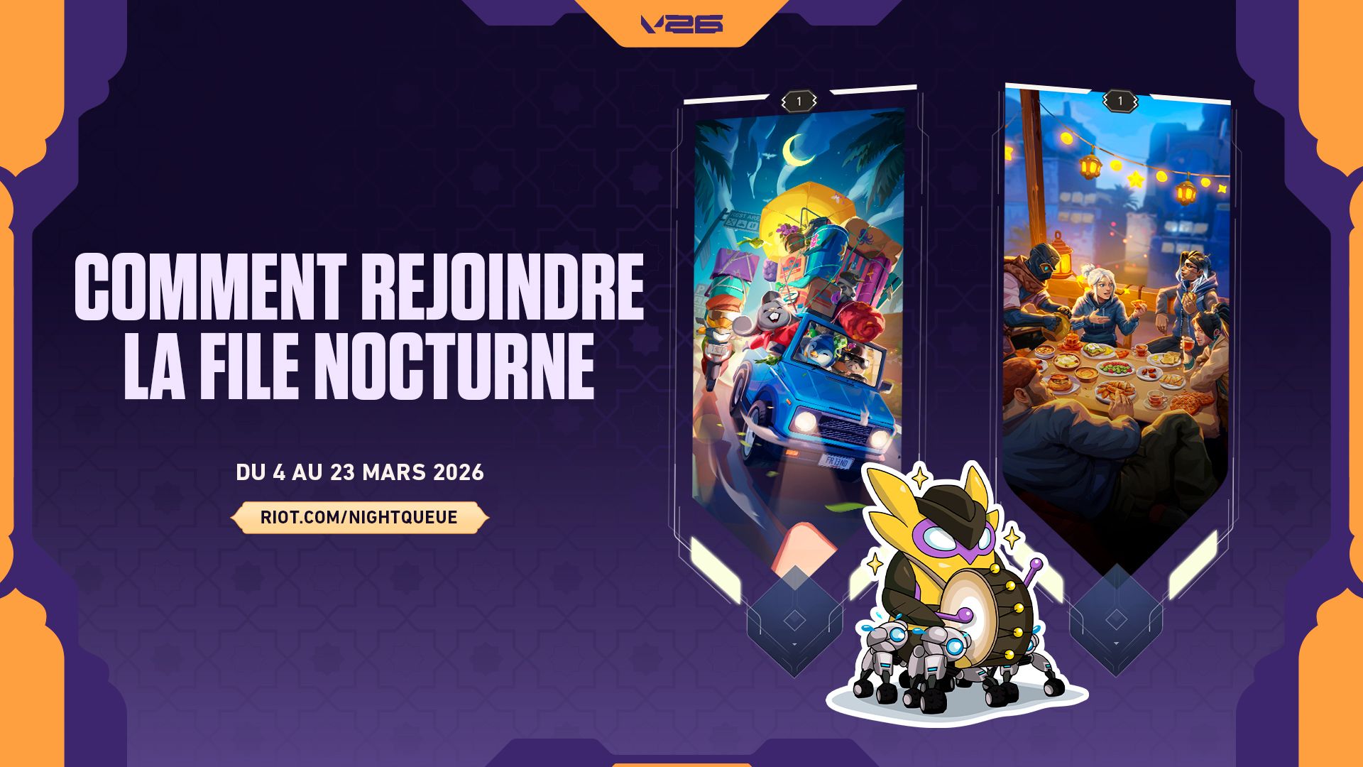 File nocturne : événement FTW
