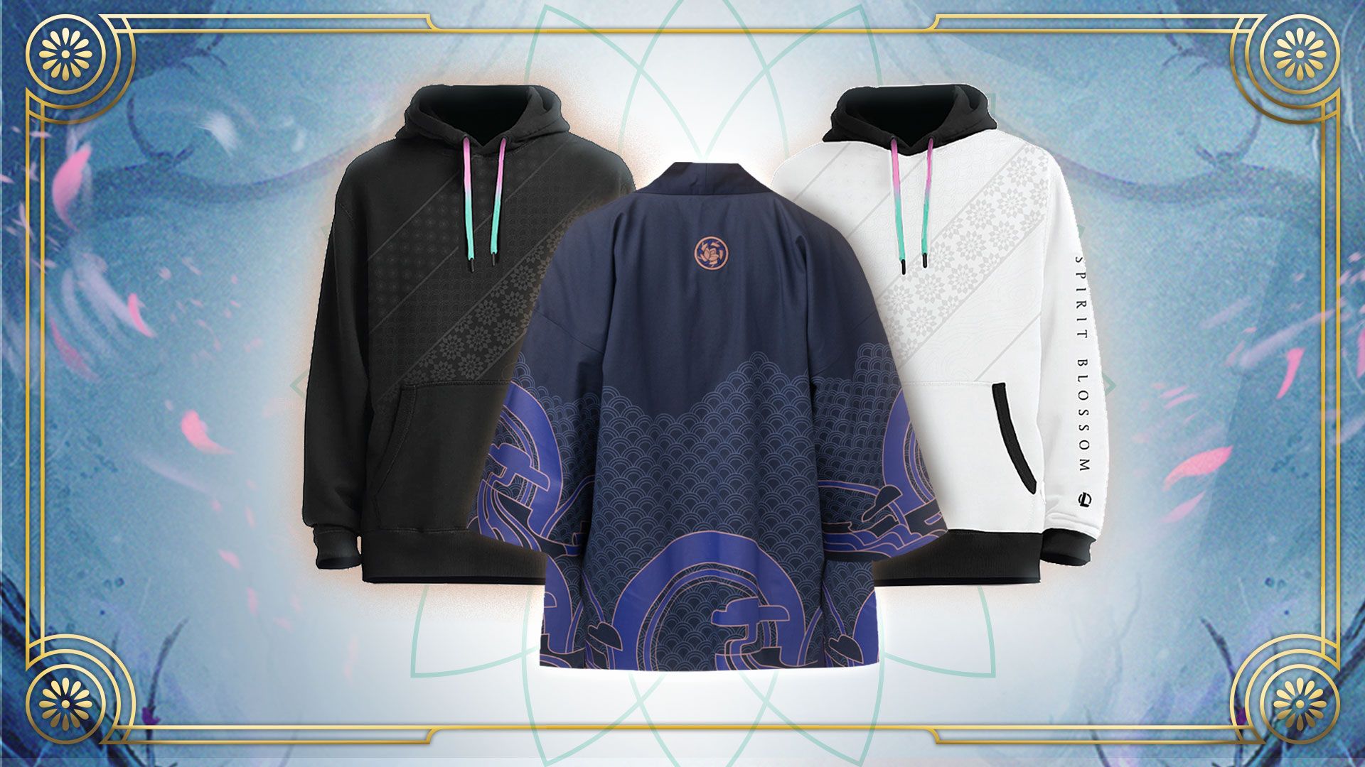 Spirit Blossom Hoodies