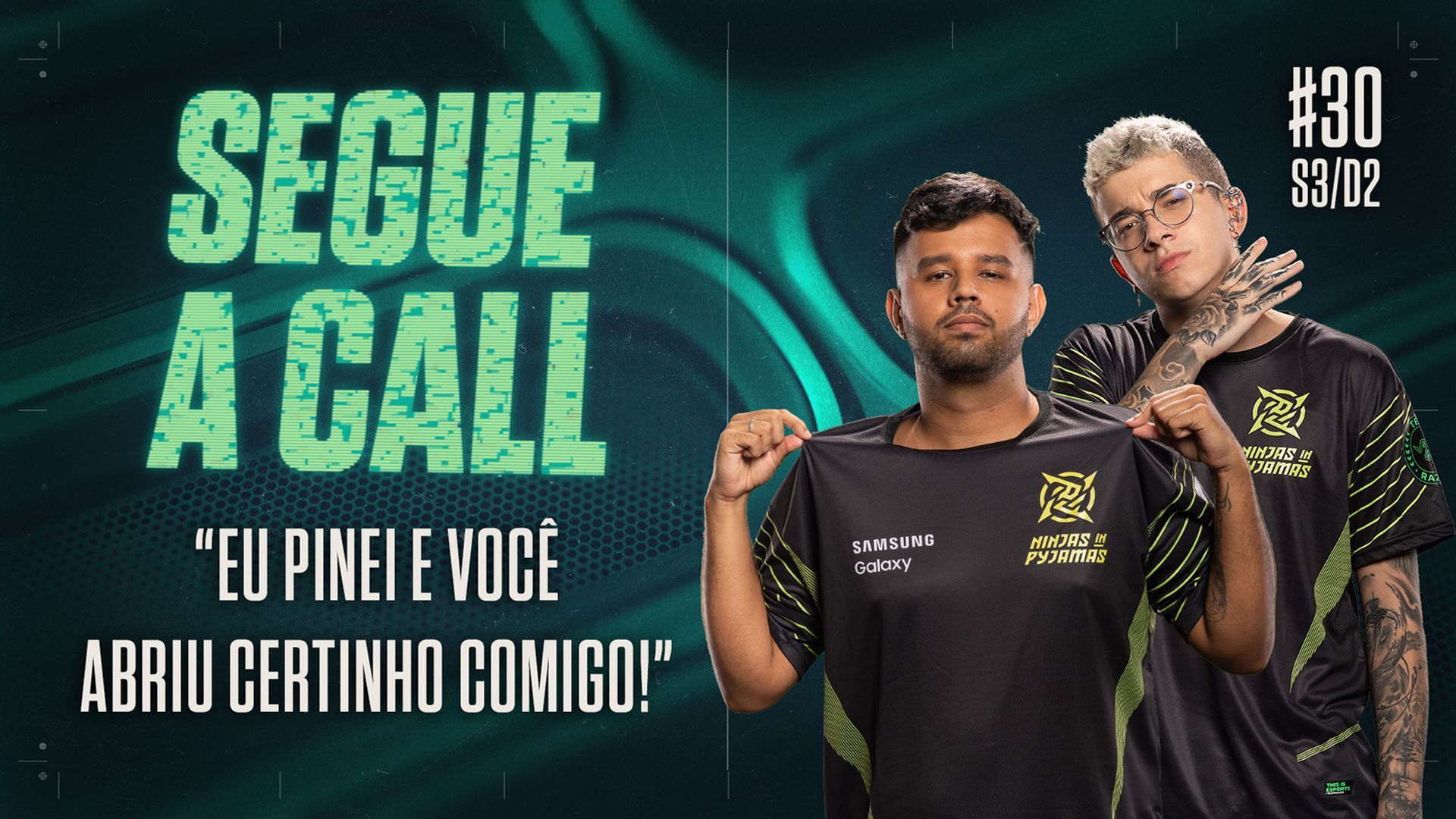 "Eu pinei e você abriu certinho comigo!"