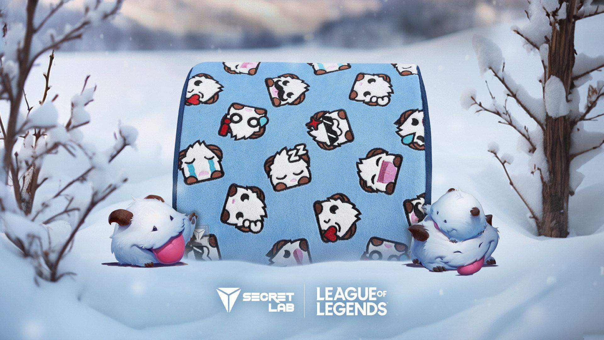Poro Party Lumbar Pillow