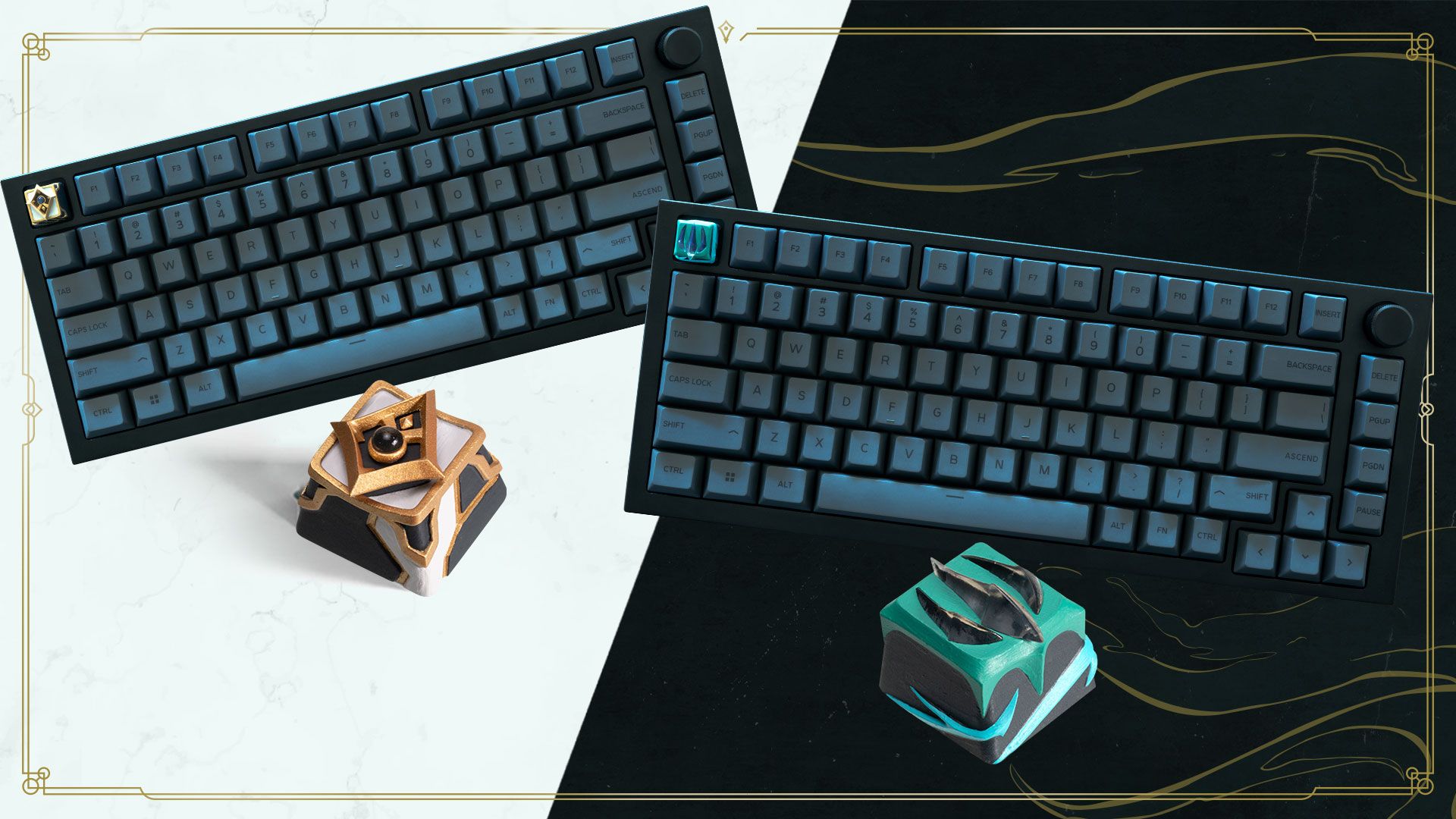 Hand Painted Artisan Keycaps