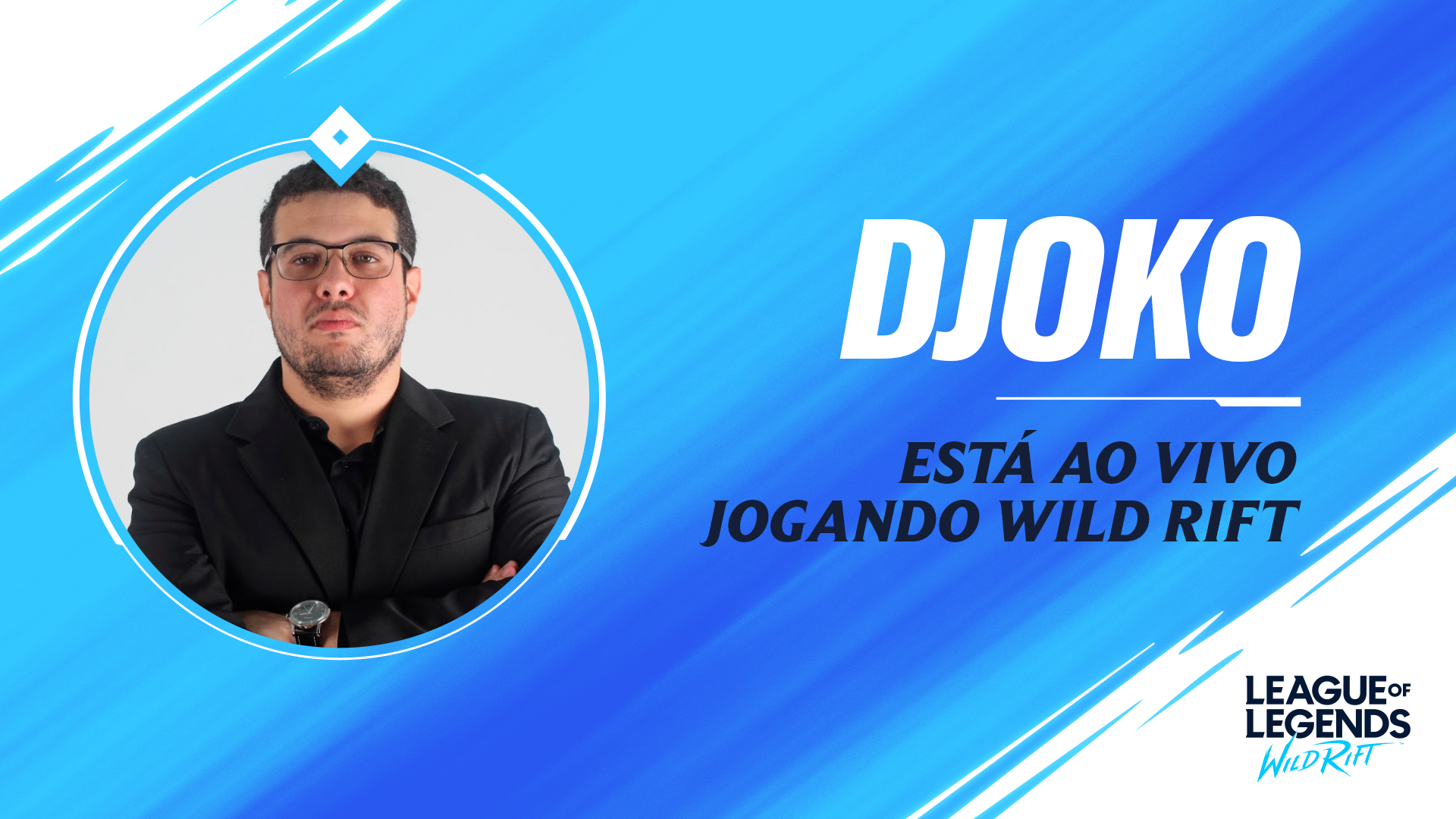 Djoko está ao vivo jogando de Rengar no Wild Rift. Assista!
