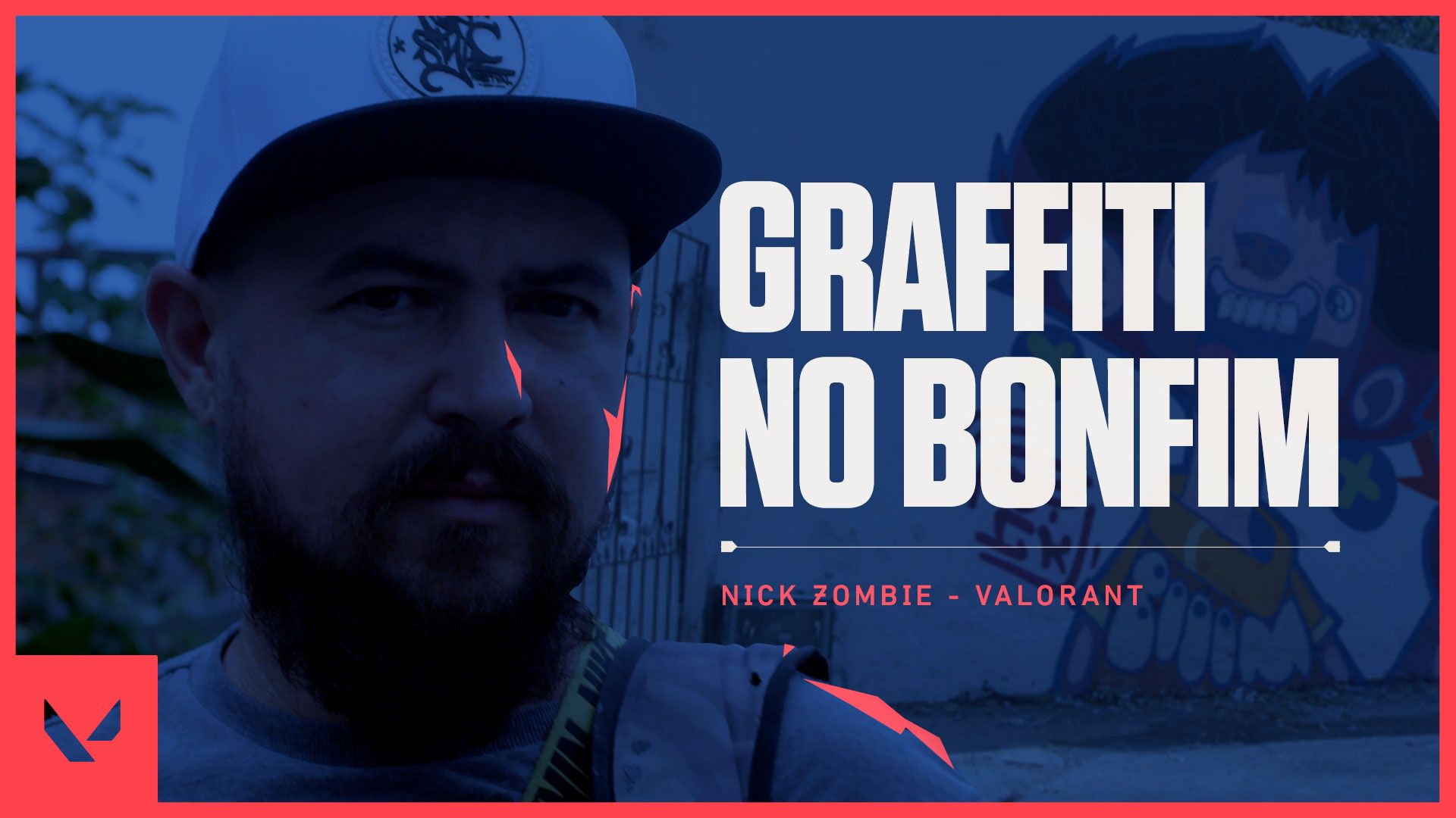 Nick Zombie traz o graffiti do QG dos Agentes direto pro Bonfim!