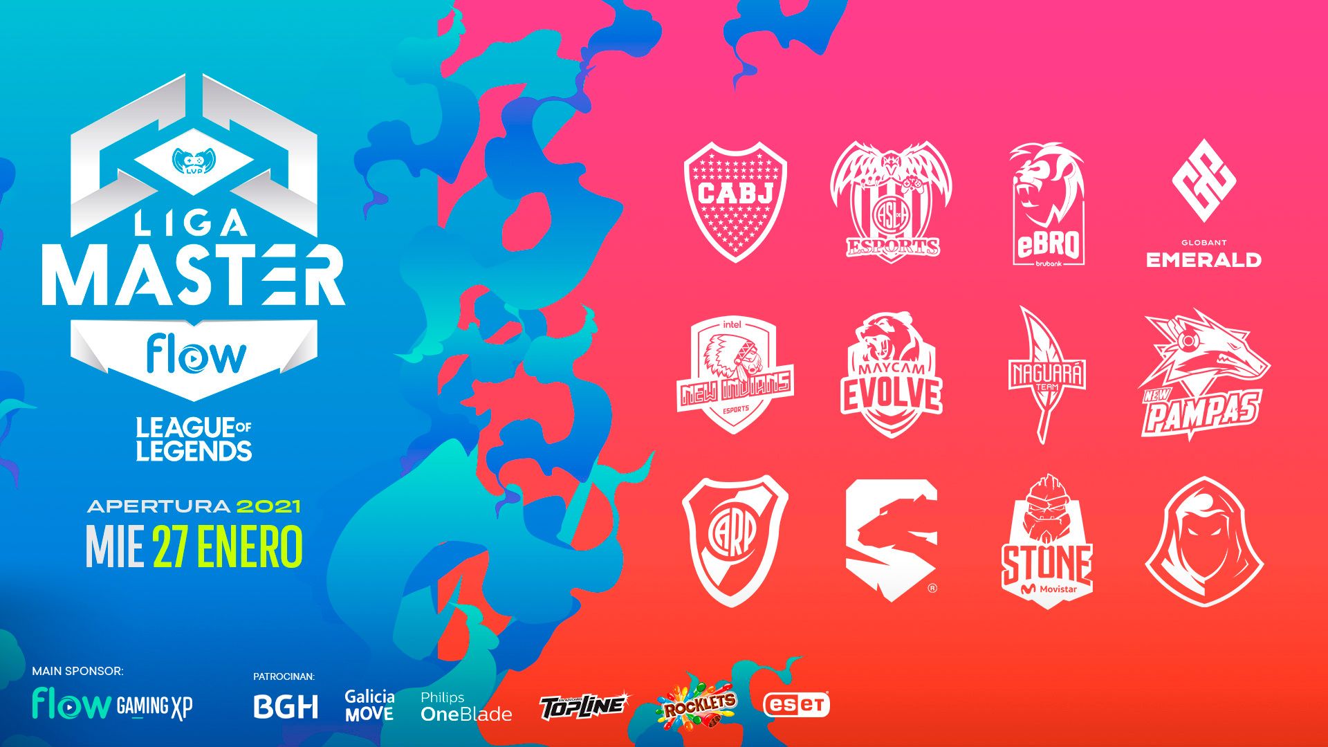 Todo listo para la Liga Master Flow